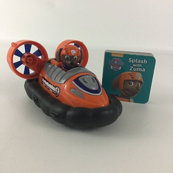 Spin Master | Toys | Paw Patrol Zuma Figure Deluxe Airboat Boat With ...